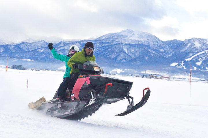 Air-boards and Snowmobiles in Furano | Hokkaido Bashō trip | Hokkaido's ...